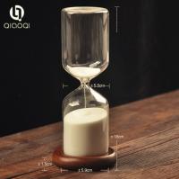 China Yellow color sandglass hourglass sandy clock timer for sale