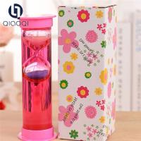 China Creative children toys gifts plastic sand timer hourglass wholesale for sale