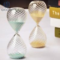 China Simple Style Desktop Decoration sand bead sand timer for sale