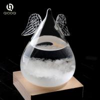 China High quality For Christmas Gift Weather Forecast Bottle Storms Drops Hourglass Bottle for sale