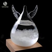 China High quality For Christmas Gift Weather Forecast Bottle Storms Drops Hourglass Bottle for sale