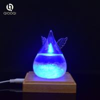 China High quality For Christmas Gift Weather Forecast Bottle Storms Drops Hourglass Bottle for sale