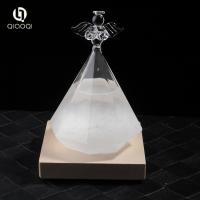 China High quality For Christmas Gift Weather Forecast Bottle Storms Drops Hourglass Bottle for sale