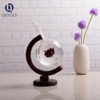 China Tellurion shape rose flower in glass barometer bottle for sale