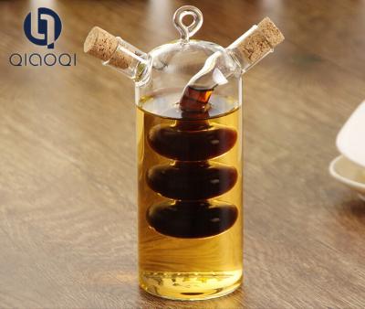 China 2 in1 glass oil dispenser for kitchenware for sale