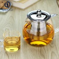 China Wholesale Fashion Design Cheap Price heat resist glass tea pot for sale