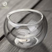 China Heat Resisting Latest Fashion small borosilicate glass tea cup handmade for sale