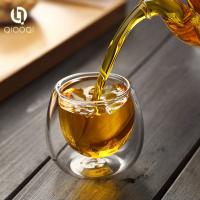China Factory Direct Wholesale borosilicate drinking small glass tea cup at lowest price for sale