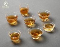 China Hot Selling Classical Design clear small glass tea cup factory for sale