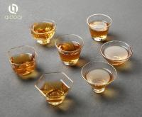 China Hot Selling Classical Design clear small glass tea cup factory for sale