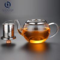 China Hot Sell LFGB heat resist proof glass tea pot for sale