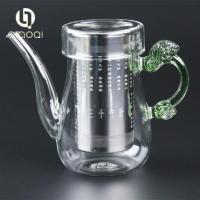 China LFGB  400ml heat resist proof glass tea pot for sale