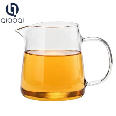 China Food grade Heat Resistant The fair Mug glass tea cup with FDA LFGB certificates for sale