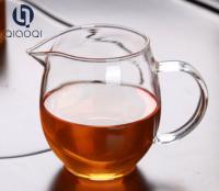 China New Wholesale petals shape glass justice cup China supplier for sale