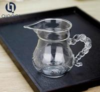 China Clear Glass Cheap Price 400ml glass justice cup with customized LOGO printing for sale