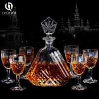 China China wholesale Product Top Sell whiskey glass decanter set for sale