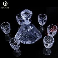 China China wholesale Product Top Sell whiskey glass decanter set for sale