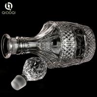 China Environmental China High Strength glass decanter set for sale