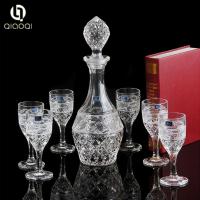 China Wholesale Fashion Design Welcome Wholesale glass decanter gift set for sale
