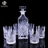 China Hot Sale Sale Promotional Custom crystal decanter and glass set for sale