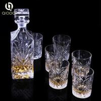 China Hot Sale Sale Promotional Custom crystal decanter and glass set for sale