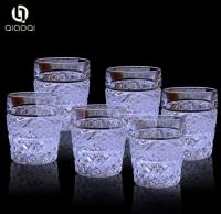 China Factory in hebei China Heat Resistant square glass wine decanter set for sale