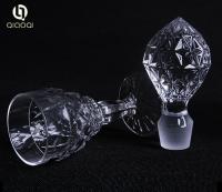 China Custom Clear wine decanter with wine glass set at cheap Price for sale