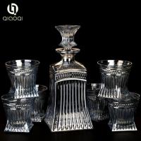 China Excellent Quality glass decanter set OEM Logo Printing for sale