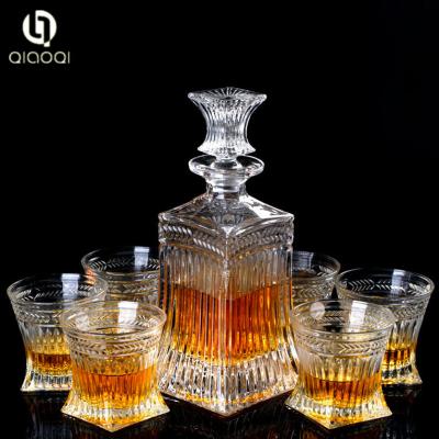 China Excellent Quality glass decanter set OEM Logo Printing for sale