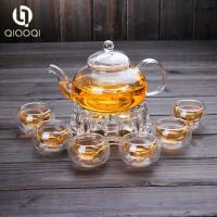 China China supplier Crazy Selling commercial 600ml glass teapot set manufacture for sale