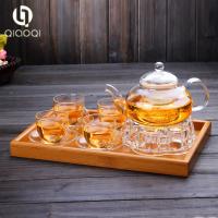 China China supplier Crazy Selling commercial 600ml glass teapot set manufacture for sale