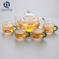 China China Good Supplier Multi Design glassware tea coffee pot set for sale