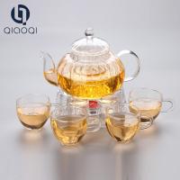 China China Good Supplier Multi Design glassware tea coffee pot set for sale