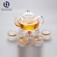 China China Good Supplier Multi Design glassware tea coffee pot set for sale