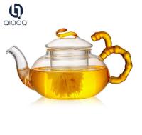 China New Coming Newest Design glass teapot glass tea set glass pot 500ml for sale