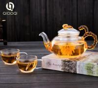 China New Coming Newest Design glass teapot glass tea set glass pot 500ml for sale