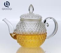 China Top selling Crazy Selling heat resistant glass teapot set for sale