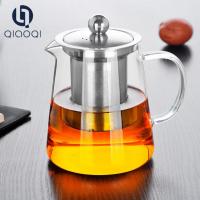China The Most Popular Cheap Price small glass teapot with warm set for sale