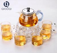 China Bottom Price Multi Design glass infuser teapot set for sale