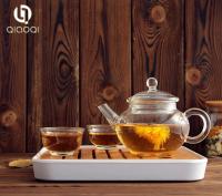 China Environmental Promotion Personalized high grade glass teapot set 250ml for sale