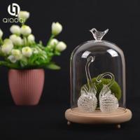 China Eco Friendly Logo Printed decoration mini glass dome for sale