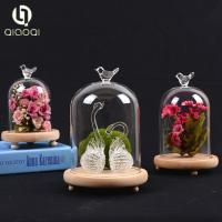 China Eco Friendly Logo Printed decoration mini glass dome for sale