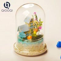 China Hot Sell Most Popular small glass dome with colorful base for sale