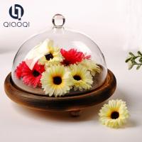 China Party Tableware China Gold Supplier glass dome with base crafts for sale