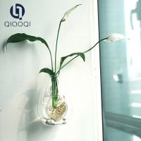 China handblown clear glass vase for flower for sale