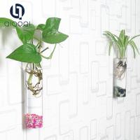 China Wedding Crystal Glass Flower Vase on The Wall for sale