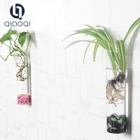 China Wedding Crystal Glass Flower Vase on The Wall for sale