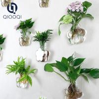 China Made in china flowers hanging glass vases for sale