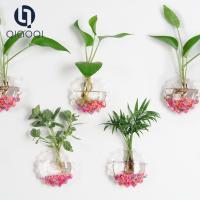 China handmade flower arrangement glass vase for sale