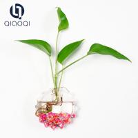 China handmade flower arrangement glass vase for sale